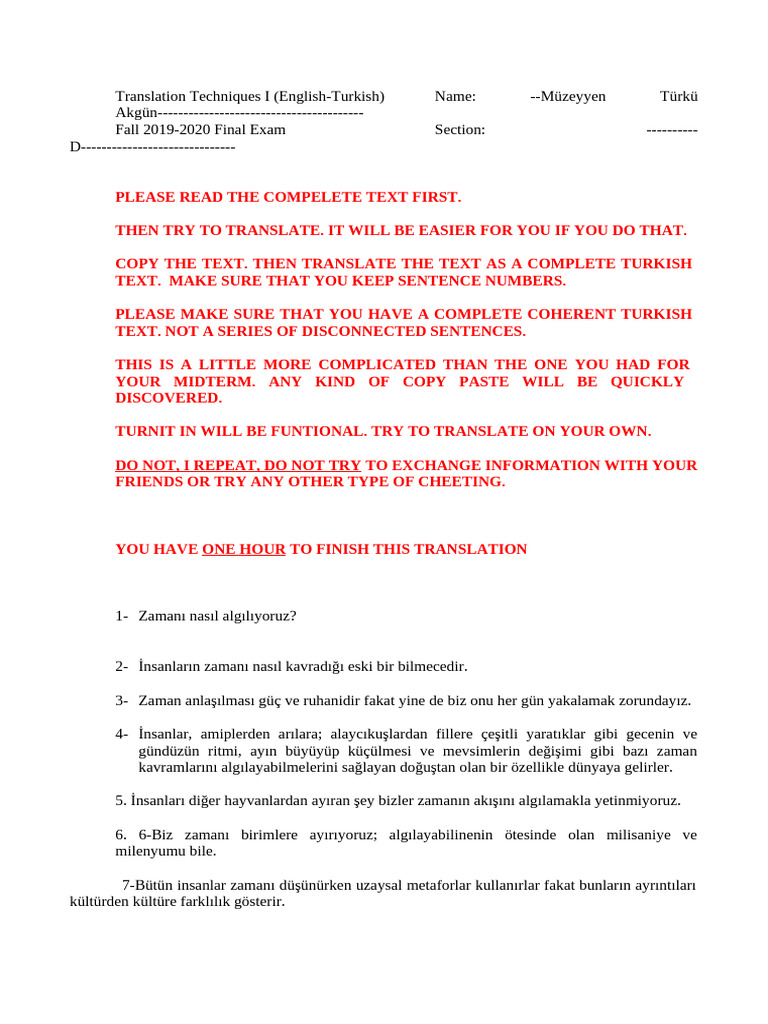 20-21 Fall Final Exam | PDF