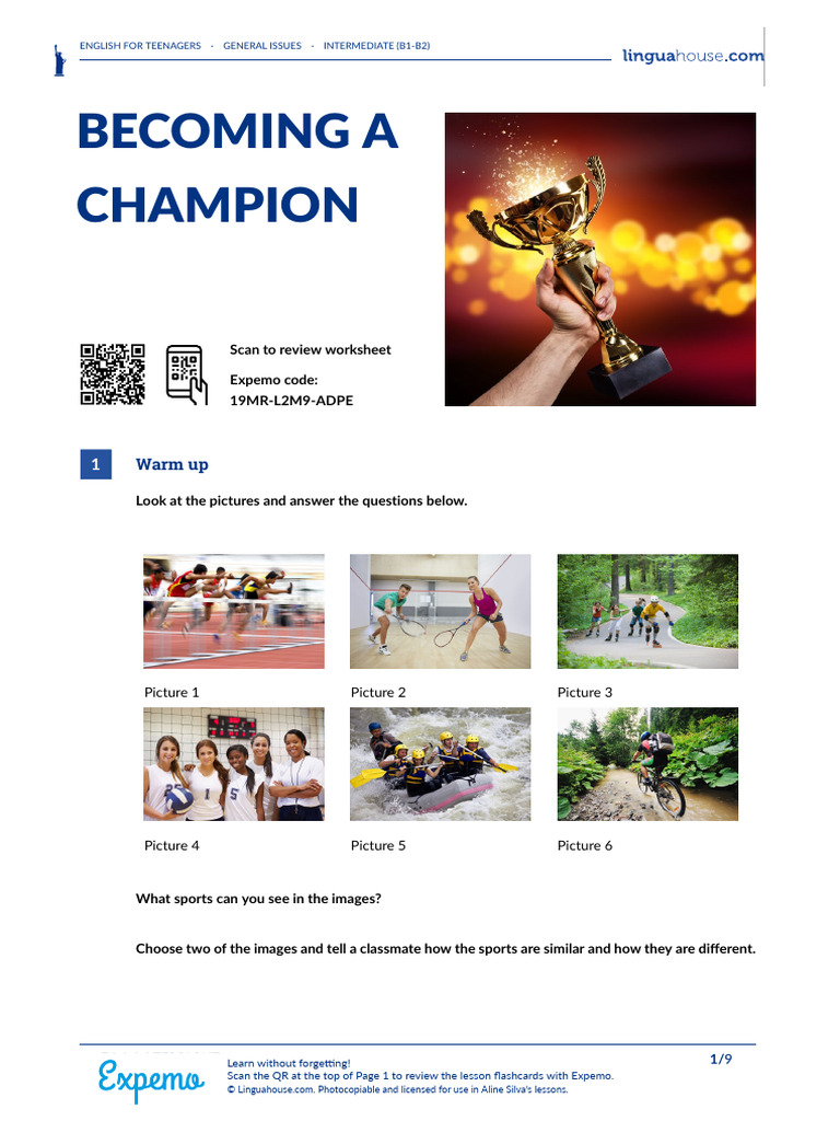 Aula 110- becoming-a-champion-american-english-student | PDF ...