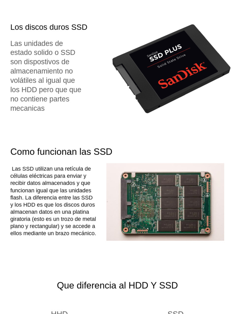 Las SSD Presentacion Base | PDF