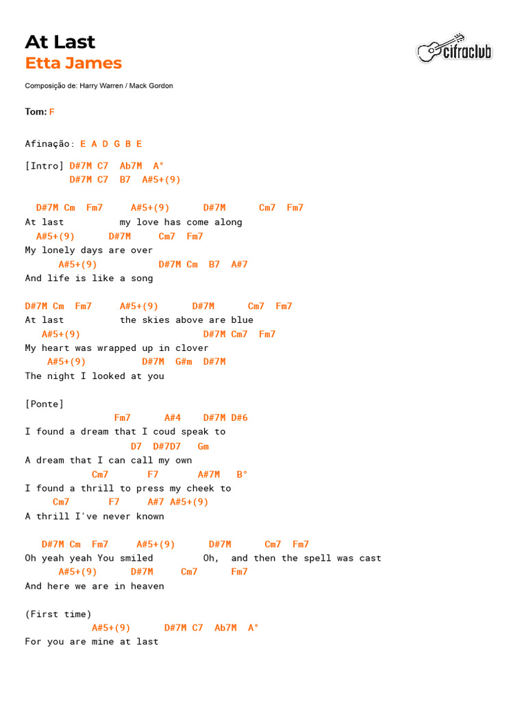 Etta James - at Last | PDF