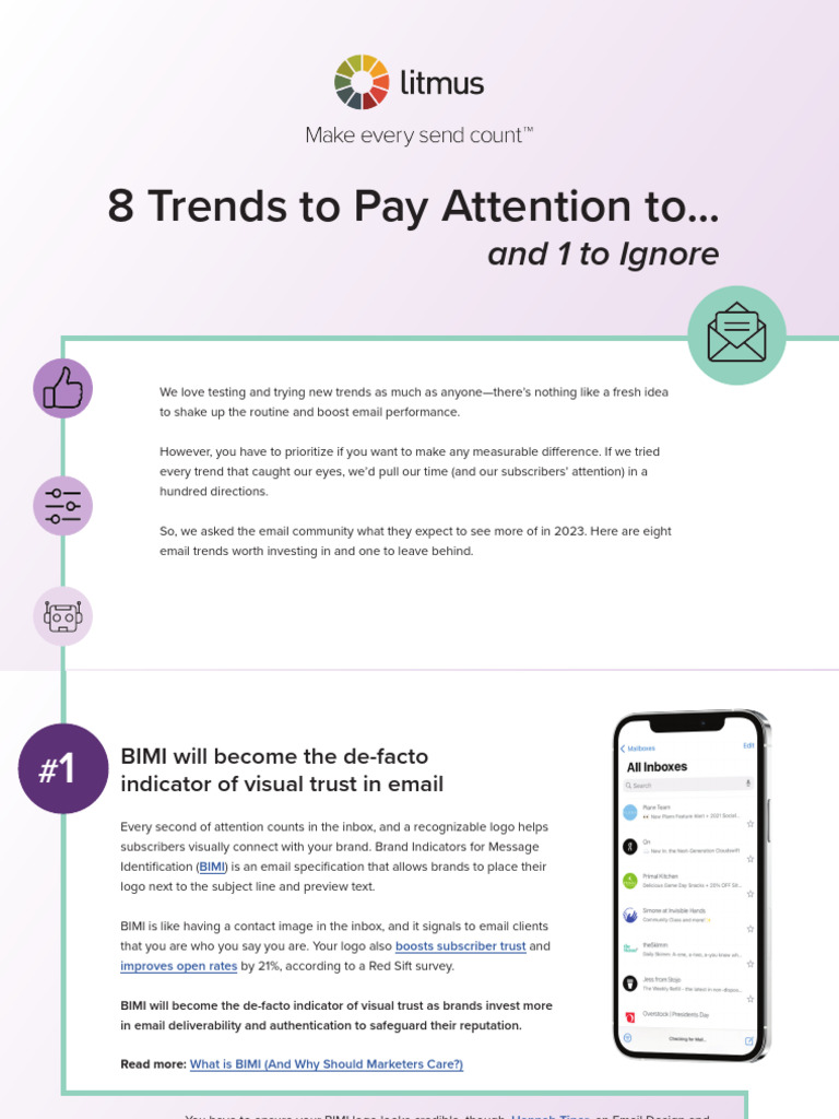 2023 Email Marketing and Design Trends | PDF | Brand | Accessibility