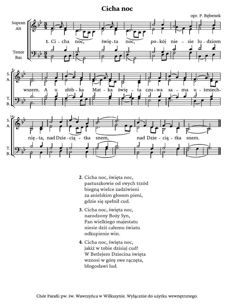 Cicha Noc Bebenek | PDF