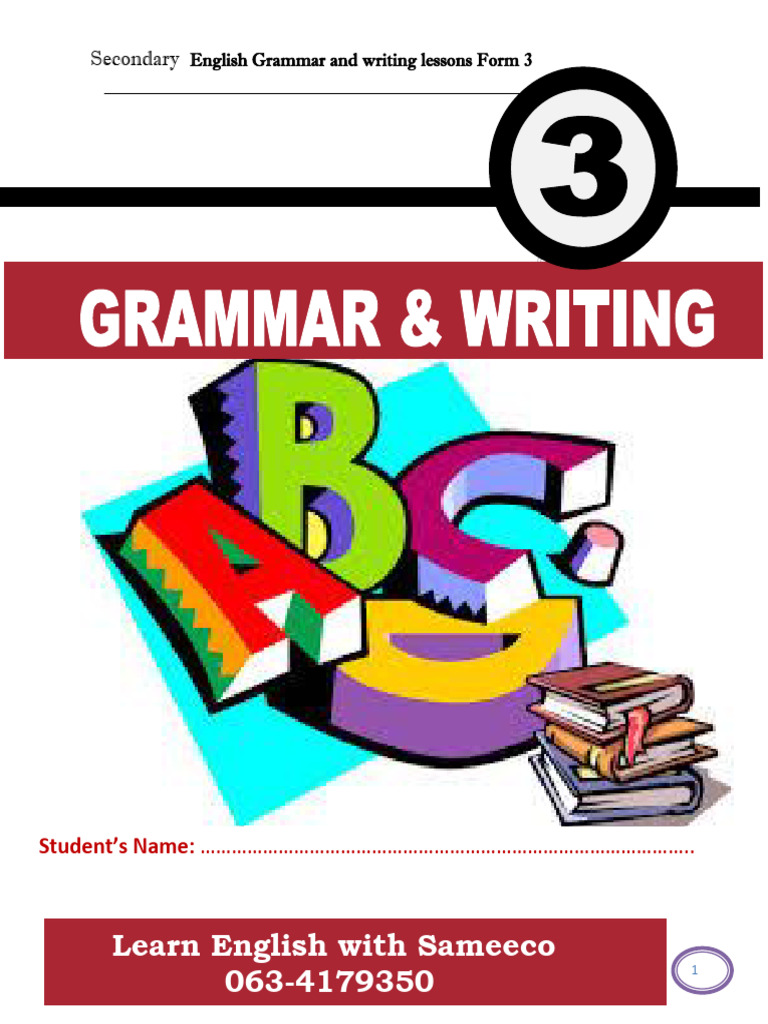 English Form 3 Sameeco 2023 | PDF | Adjective | English Grammar