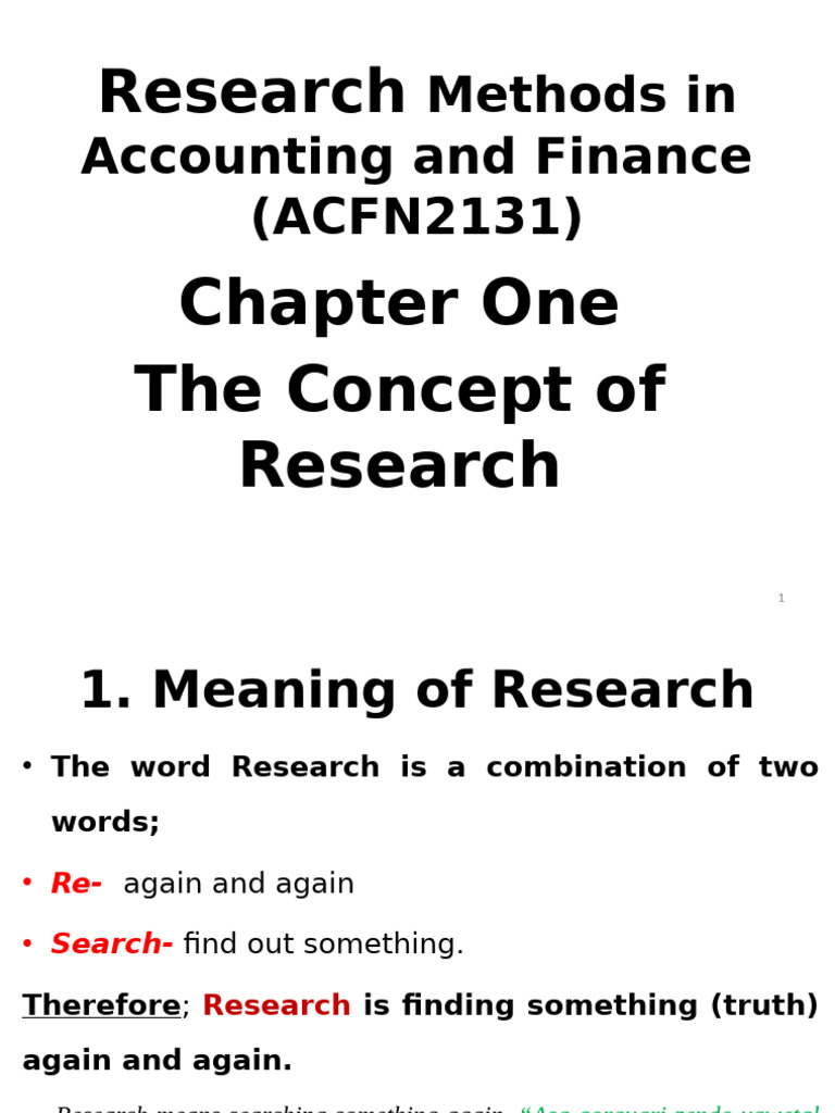 Research Chapter 1 | PDF | Hypothesis | Quantitative Research