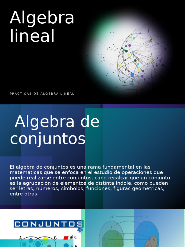 Algebra de Conjuntos: Operaciones y Aplicaciones | PDF | Álgebra ...