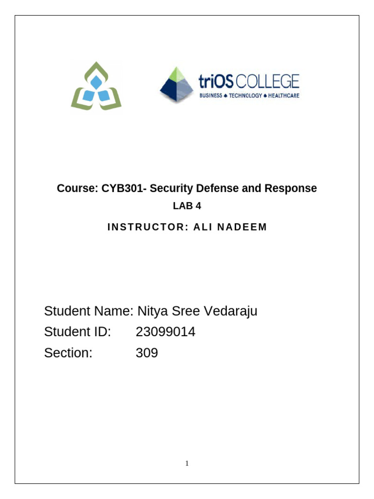 CYB301-Lab 4-Nitya | PDF | Sudo | Text File