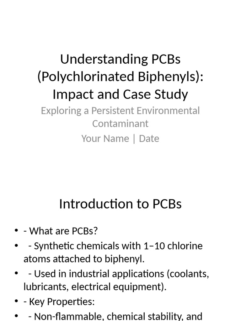 Hudson River PCB Contamination Study | PDF | Polychlorinated Biphenyl ...
