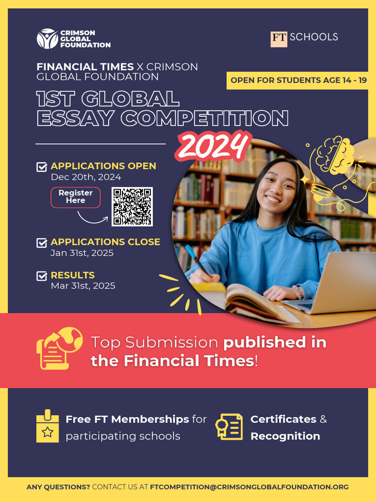 FT Crimson Global Essay Competition 2025 | PDF