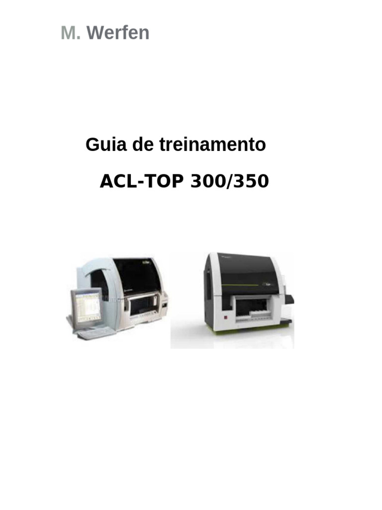 Guia de Treinamento ACL TOP 300/350 | PDF | Tempo | Desperdício
