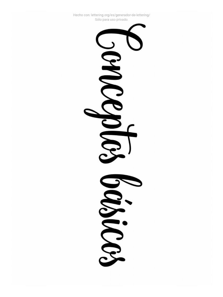 Generador de Lettering y Caligrafía ️ | PDF