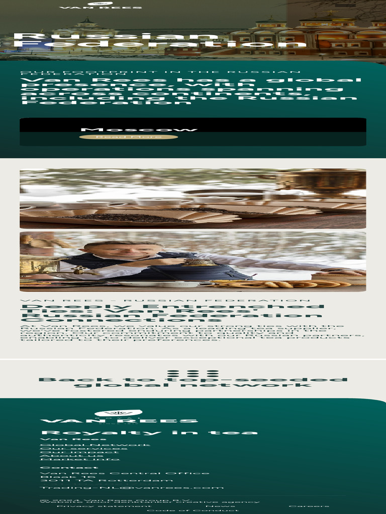 Van Rees' Russian Tea Ties | PDF