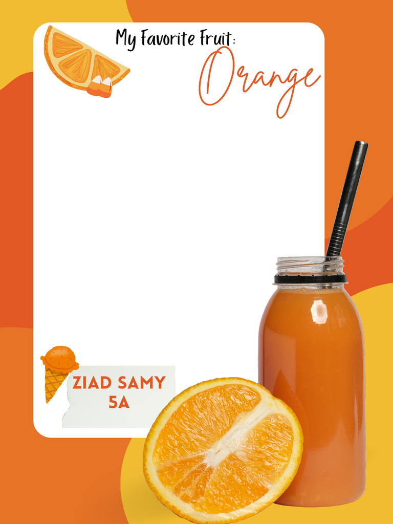 My Favorite Fruit: Orange Insights | PDF