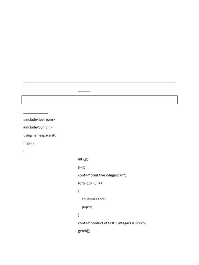 Computer Programs Solved(2014-2019) | PDF | Namespace | Computer Programming
