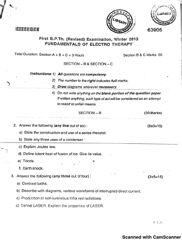 Physio First Year Revised | PDF