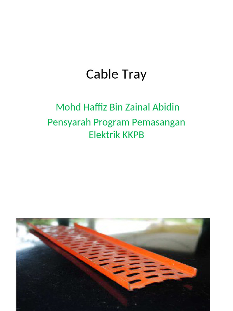 Cable Tray | PDF