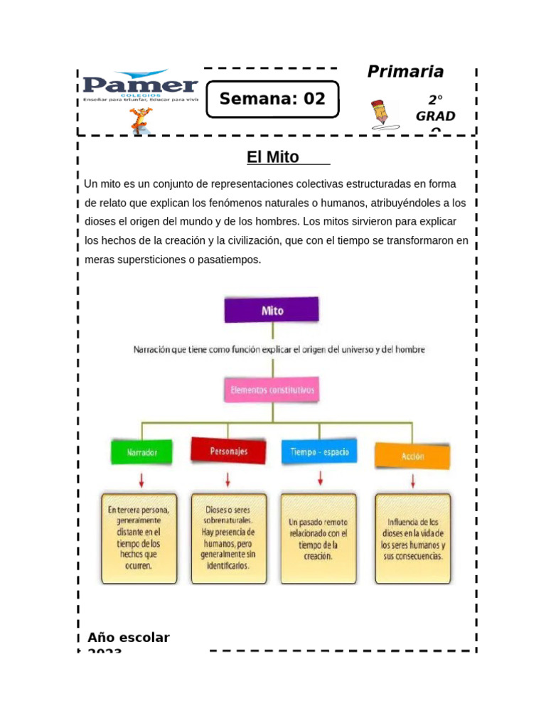 Mitos y Leyendas para 2° Grado | PDF | Leyendas