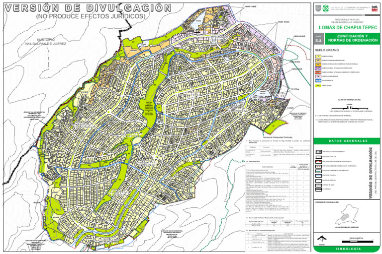 Plano Lomas de Chapultepec PP | PDF