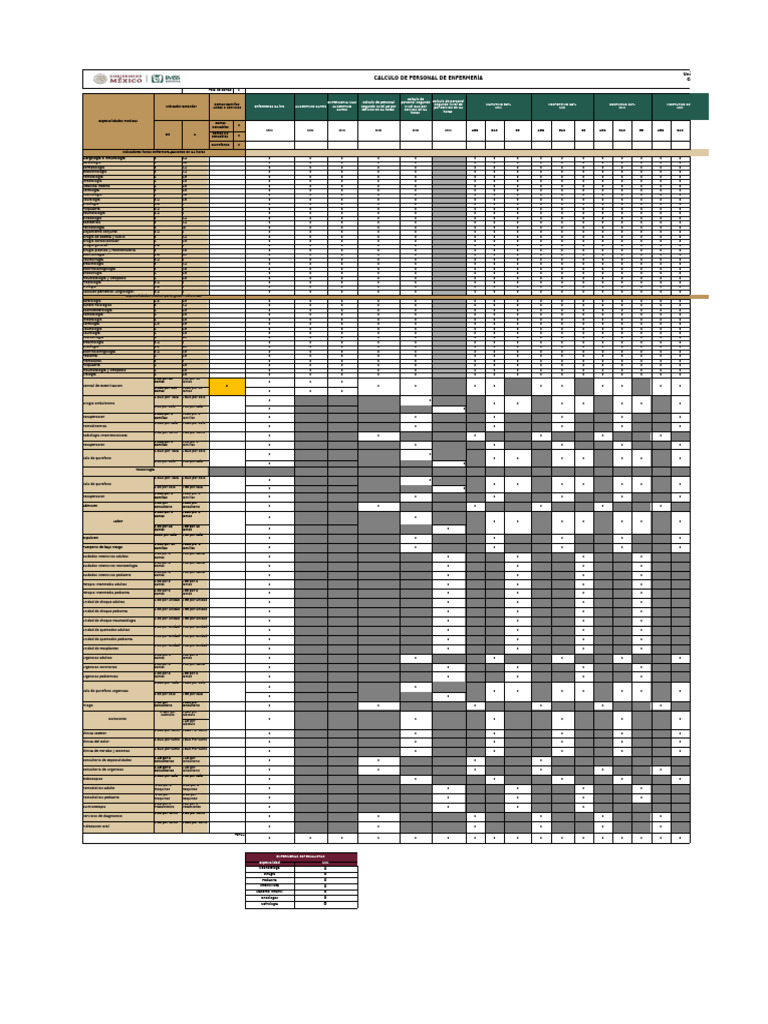 Calculo Planilla Tipo | PDF | Cuidado de la salud | Medicina CLINICA