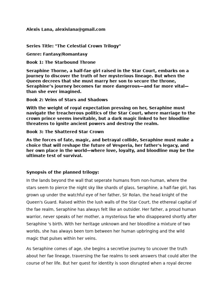 The Celestial Crown Trilogy | PDF