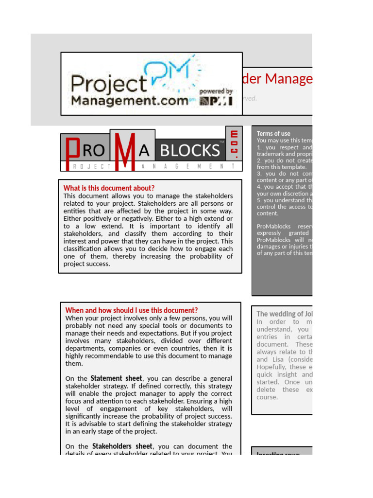 Stakeholder Management | PDF