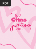 100 Citas Juntos: Reto y Plantillas | PDF