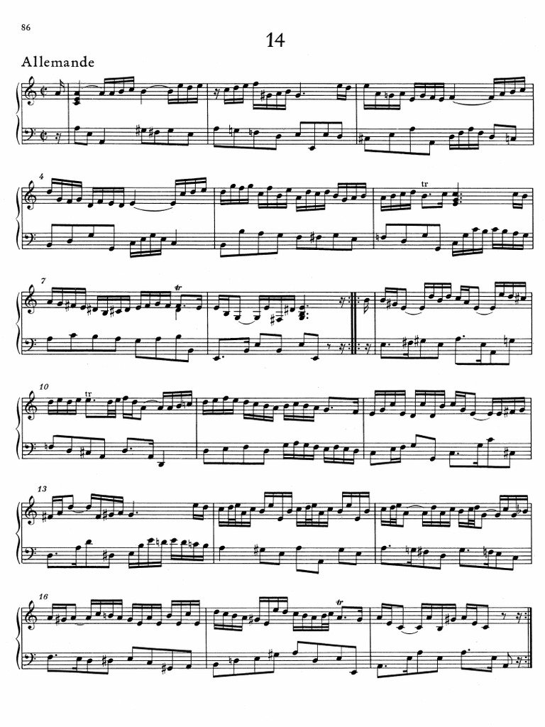 Allemande Handel | PDF