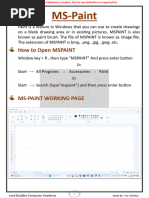 Paint: Paint Is A Feature in Windows That You Can Use To Draw, Colour, and Edit | PDF | System ...
