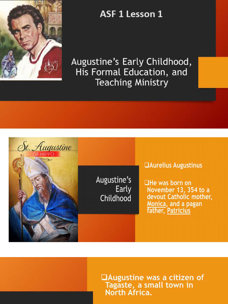 ASF-1-M1-The-Life-Works-Teachings-and-Spirituality-of-St-Augustine-1 | PDF