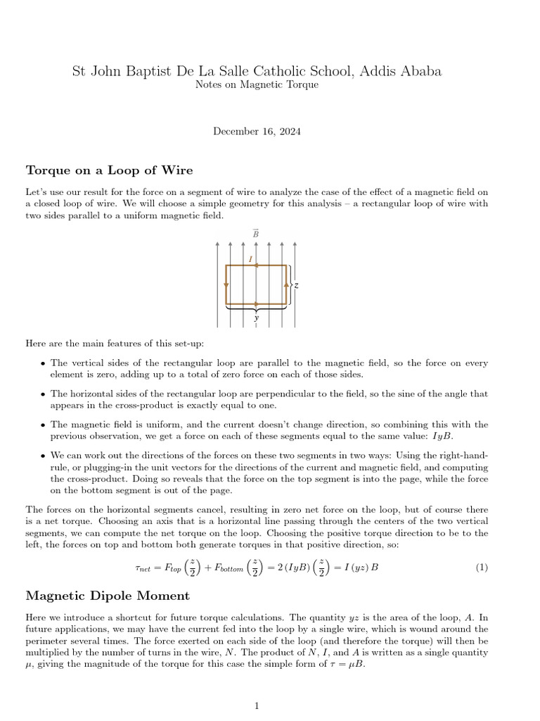 notes (3) | PDF | Torque | Force
