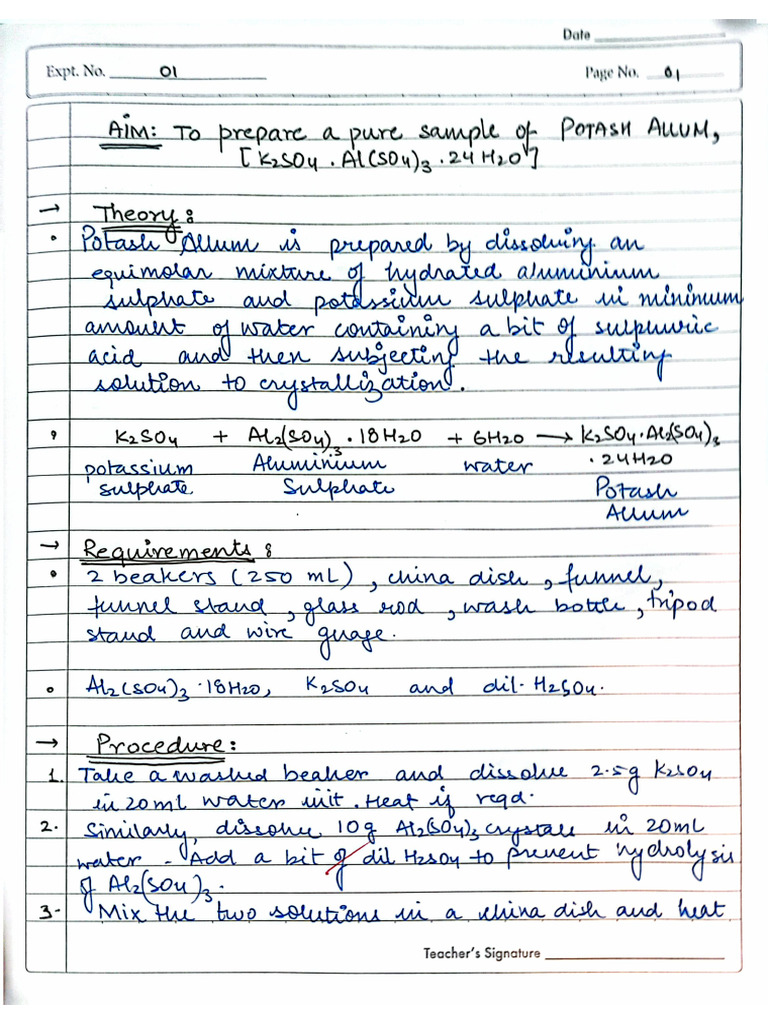 chemistry practicle class 12 | PDF chemistry practicle class 12 | PDF