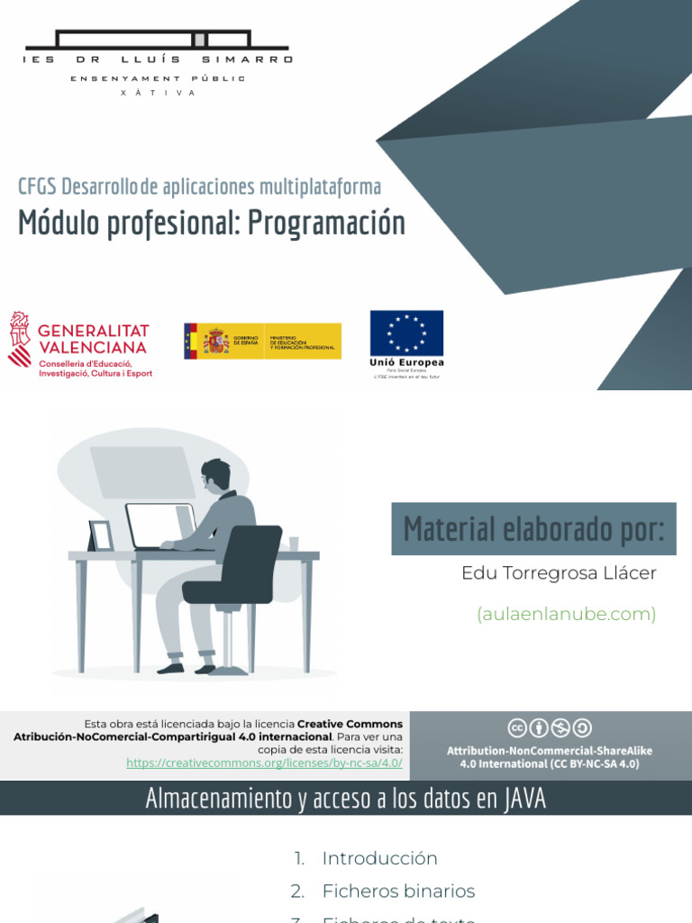 Almacenamiento de Datos en JAVA | PDF | Archivo de computadora | Bases de datos