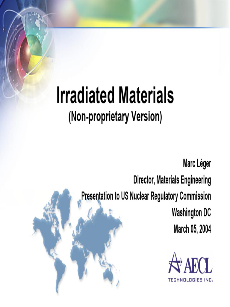 Irradiate Materials | PDF | Fracture | Ductility