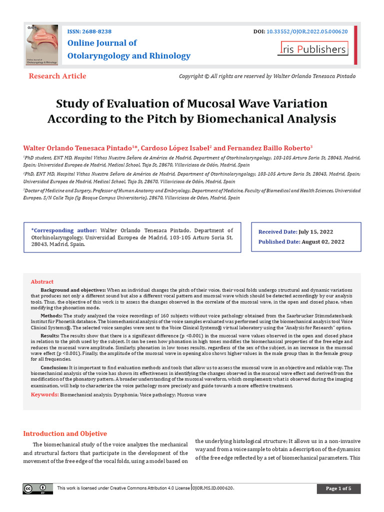 OJOR Mucosa Wave ABM | PDF | Doctor Of Medicine | Medical School