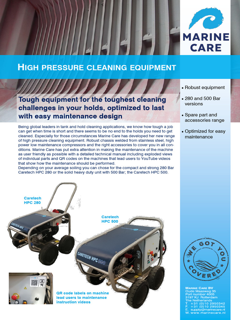 Leaflet Caretech HPC Machines | PDF | Electrical Connector | Electricity