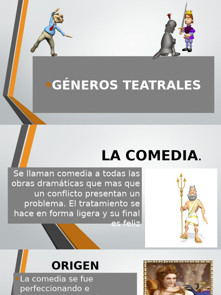 Características de la Comedia Teatral | PDF | Comedia | Teatro