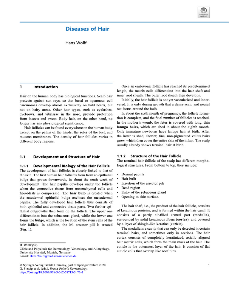 Hair Research Ear | PDF