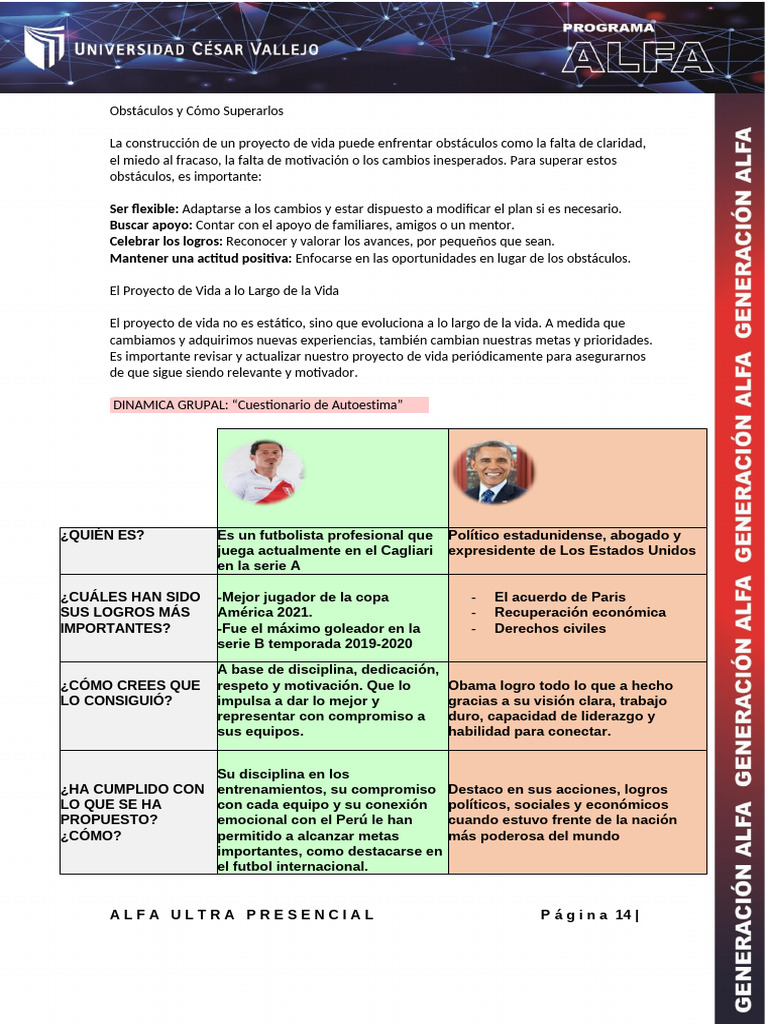 Supera Obstáculos en Tu Proyecto de Vida | PDF