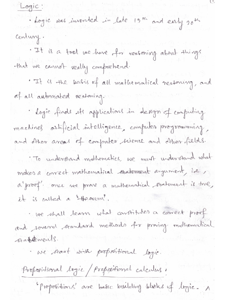 Propositional Logic | PDF