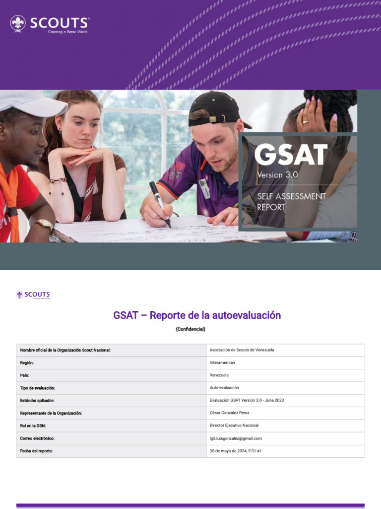 Report GSAT Self Assessment ES Venezuela 2023 | PDF | Exploración