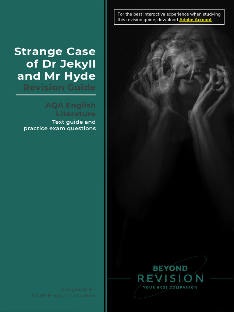 Jekyll and Hyde Revision Guide | PDF | Strange Case Of Dr Jekyll And Mr ...