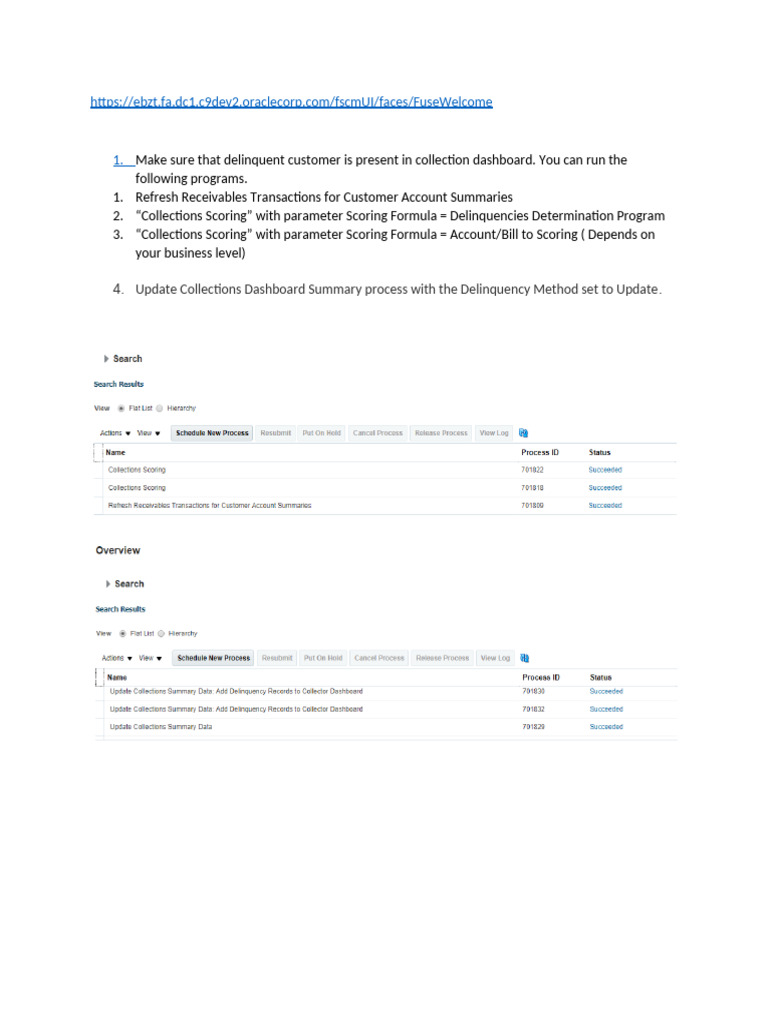 Collections Dunning Demo | PDF