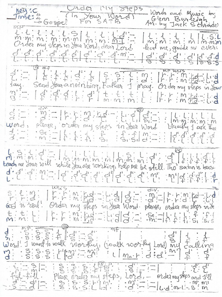 Order My Steps | PDF