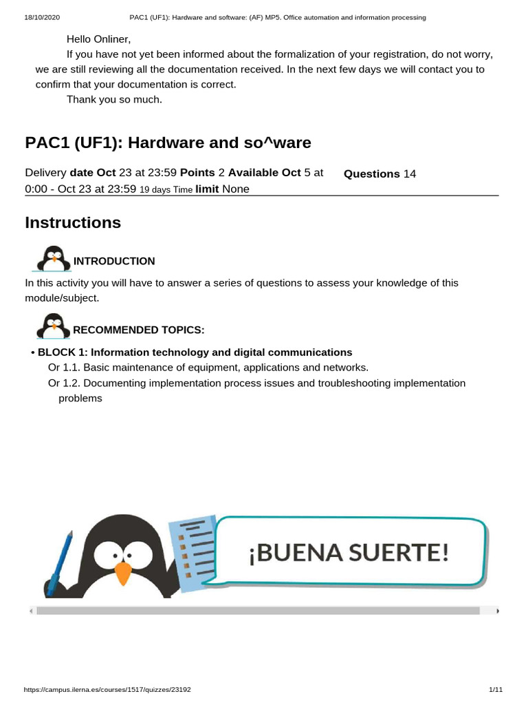 PACS Office Automation 1 | PDF | Computer Hardware | Operating System