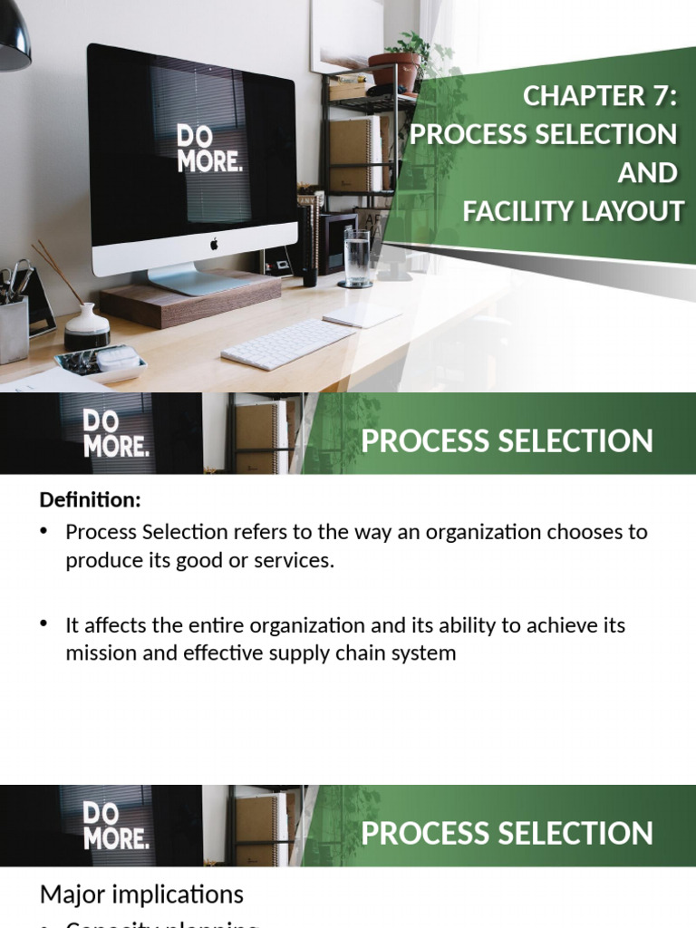 Selection Process and Facility Layout | PDF | Automation | Business