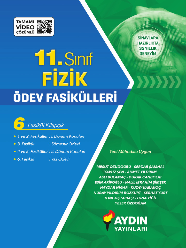 11 Sinif Fizik Aylik Odev Fasikulleri | PDF