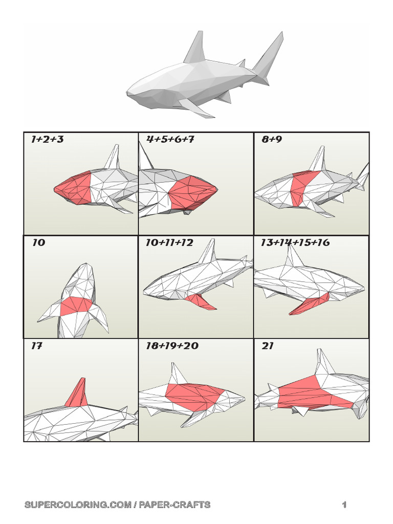 Shark Paper Crafts | PDF