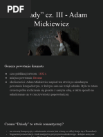 Opracowanie Dziady Cz. III | PDF