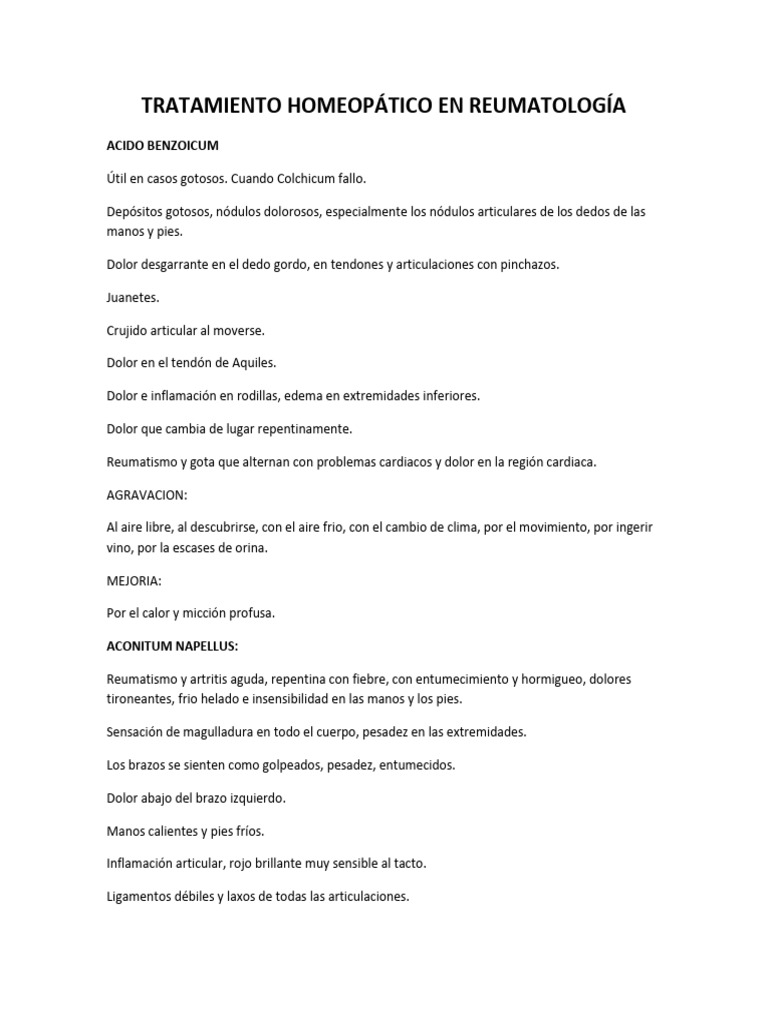 Reuma Tratamientos | PDF | Rodilla | Hombro