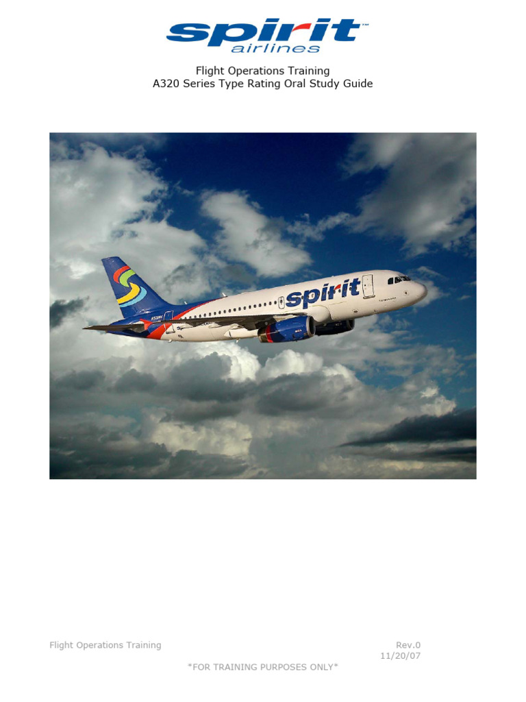 A320 SeriesType Rating Oral Guide Training Purposes Only | PDF | Aerospace | Aviation