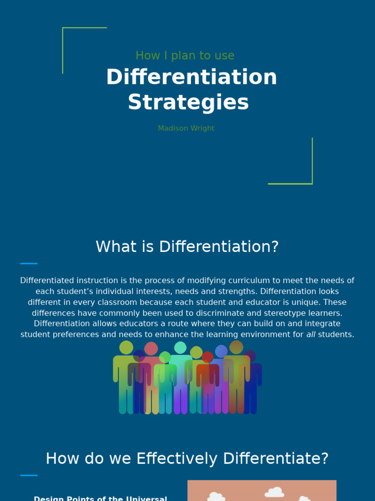 SPED 334 - Differentiation Stategies | PDF | Differentiated Instruction ...
